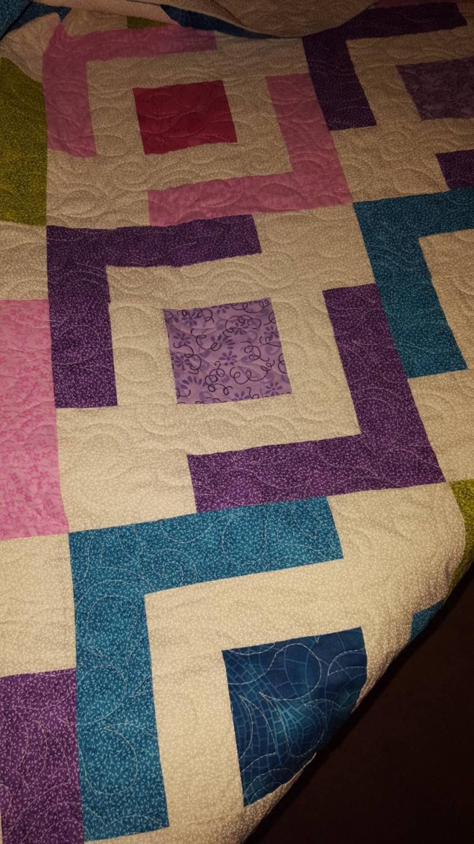 Easy Baby Quilt Pattern Beginner Quilt Pattern Jaded Chain Quilt ... Easy Baby Quilt Pattern Beginner Quilt Pattern Jaded Chain Quilt ...
