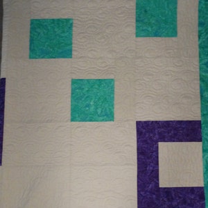 Seriously Squared up Quilt Pattern King Size Plus 4 Mini Quilts - 4 Lap Quilt Patterns 5-in-1 ...