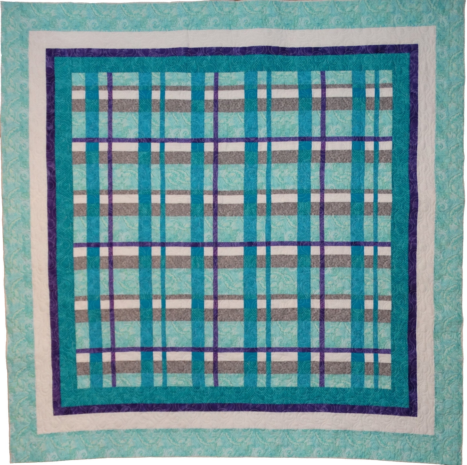 Pretty in Plaid Quilt Pattern Easy Beginner Quilt Pattern PDF - Etsy