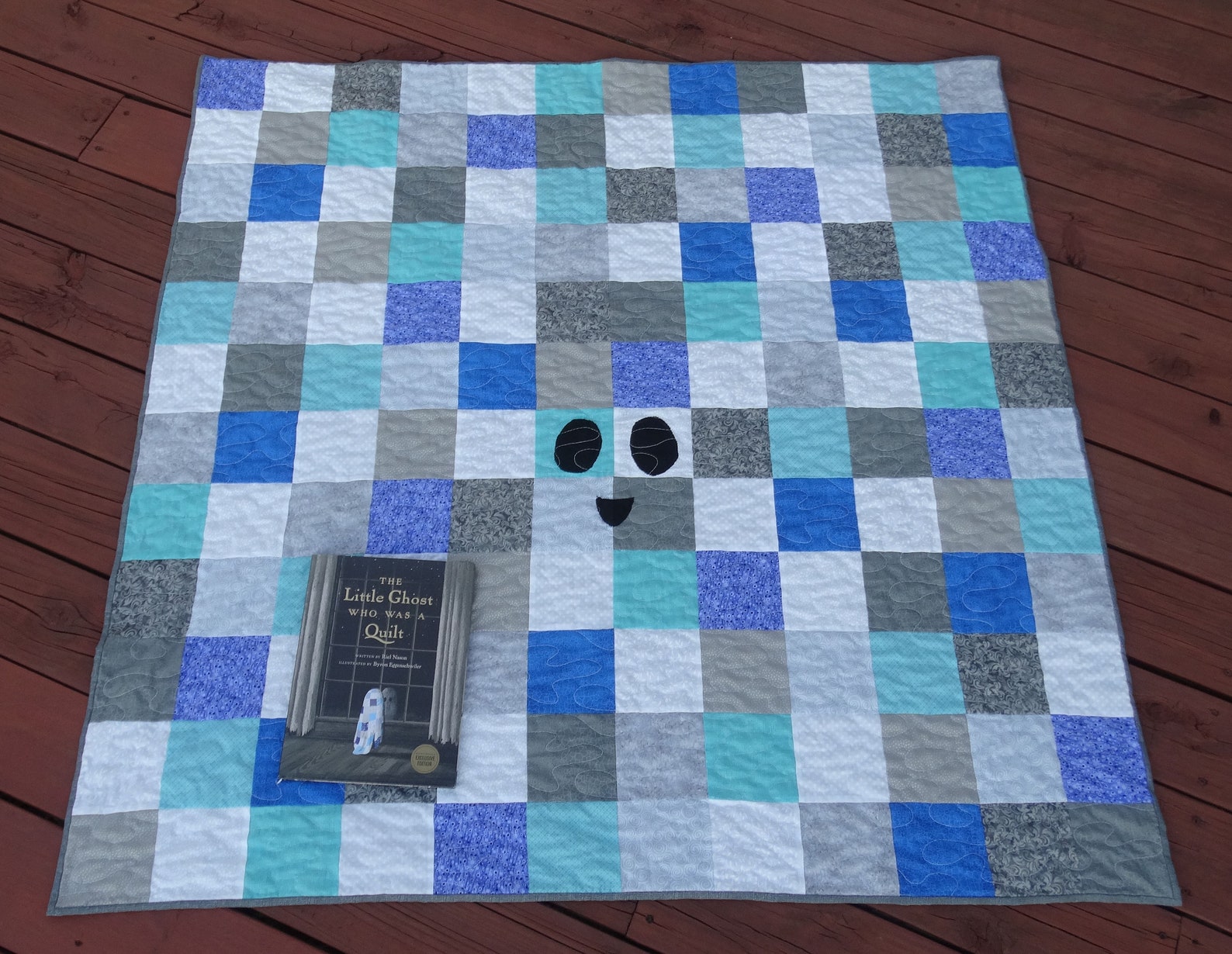 Quilt Kit Blue the Little Ghost Who Was a Quilt Kit full Kit Includes ...