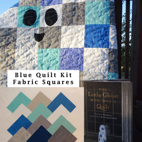 Blue and White Quilt - Etsy