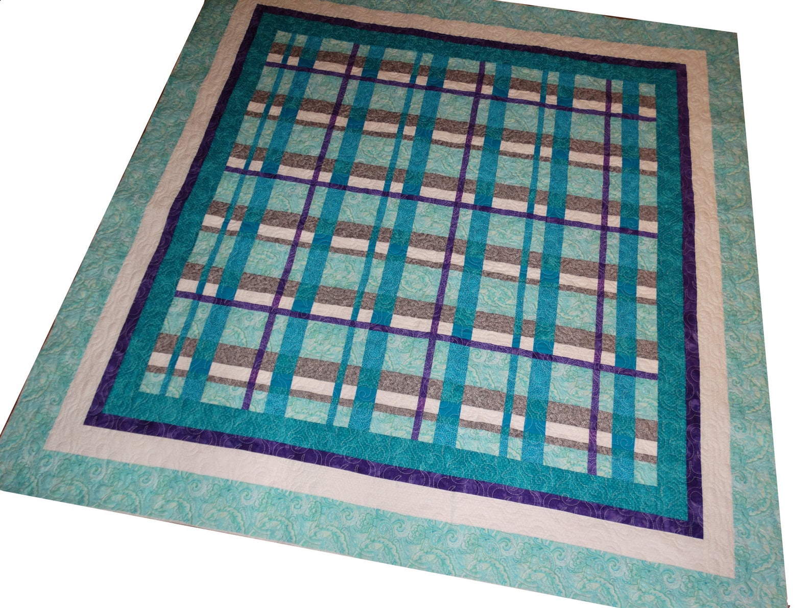 Pretty in Plaid Quilt Pattern Easy Beginner Quilt Pattern PDF - Etsy
