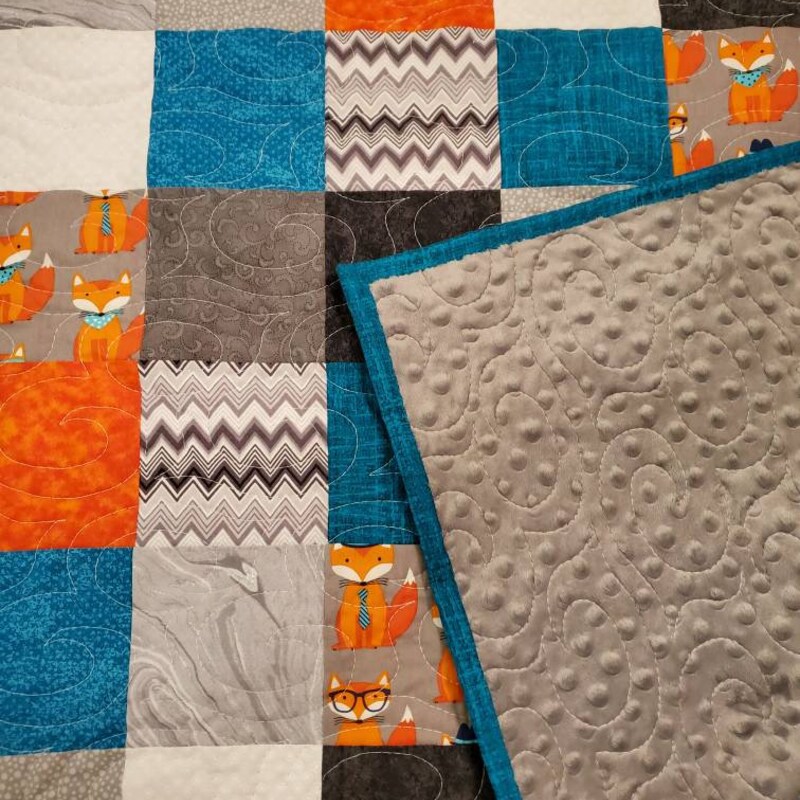 Fox Quilt - Etsy