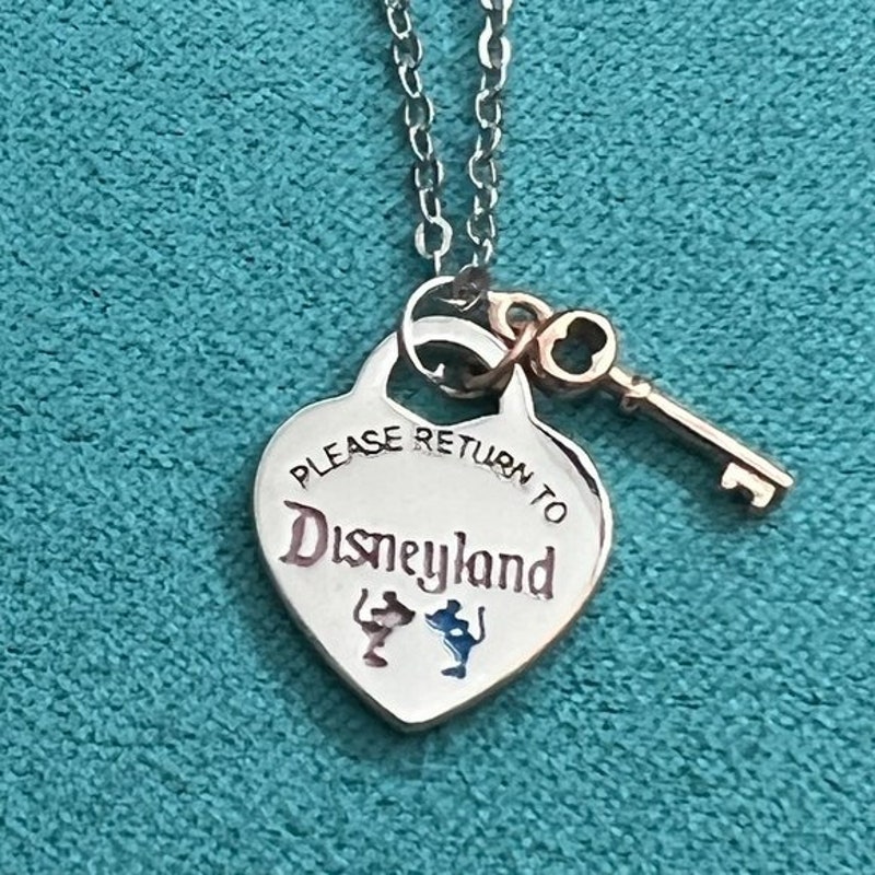 Disneyland Key Necklace - Etsy
