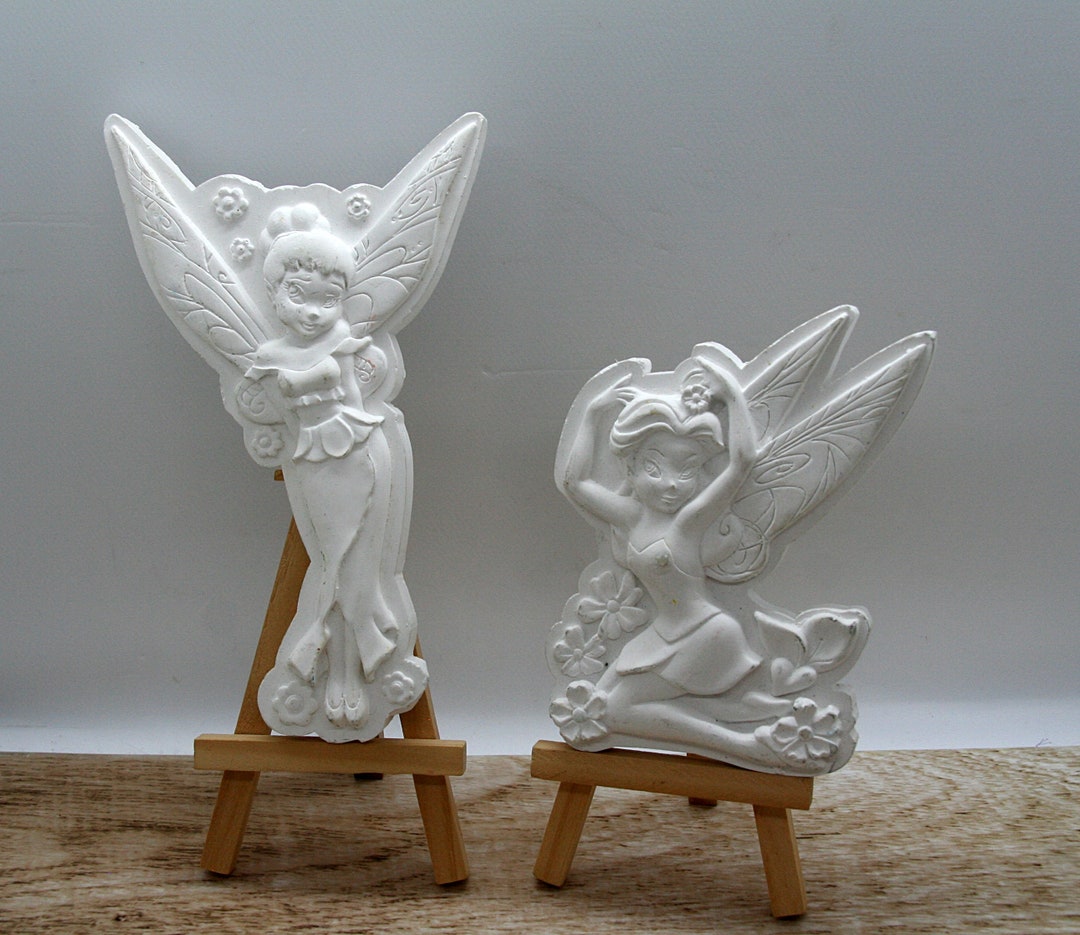 Ready to Paint Plaster Chalkware Fairies Craft Wall Art - Etsy
