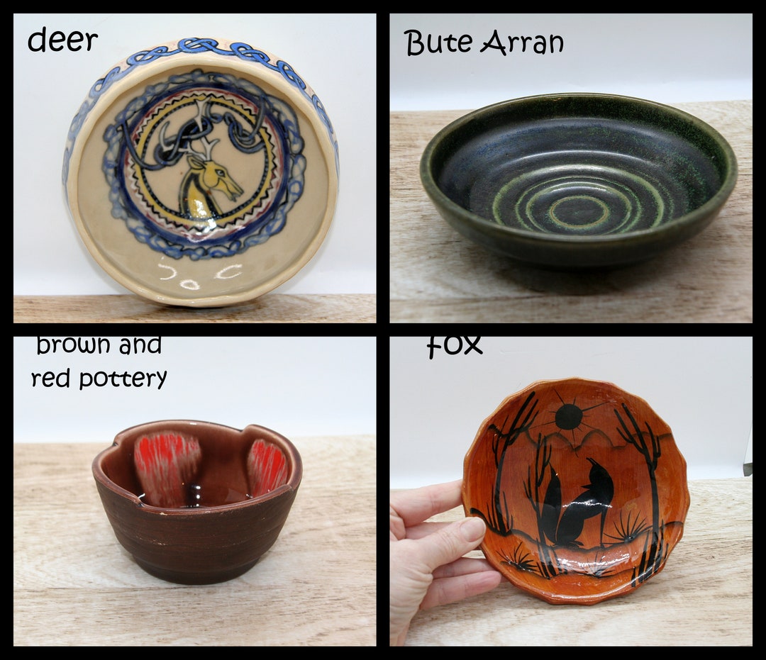 Canadian Pottery, Pottery Bowl, Deer Pottery, Guadalajara Jalisco Fox ...