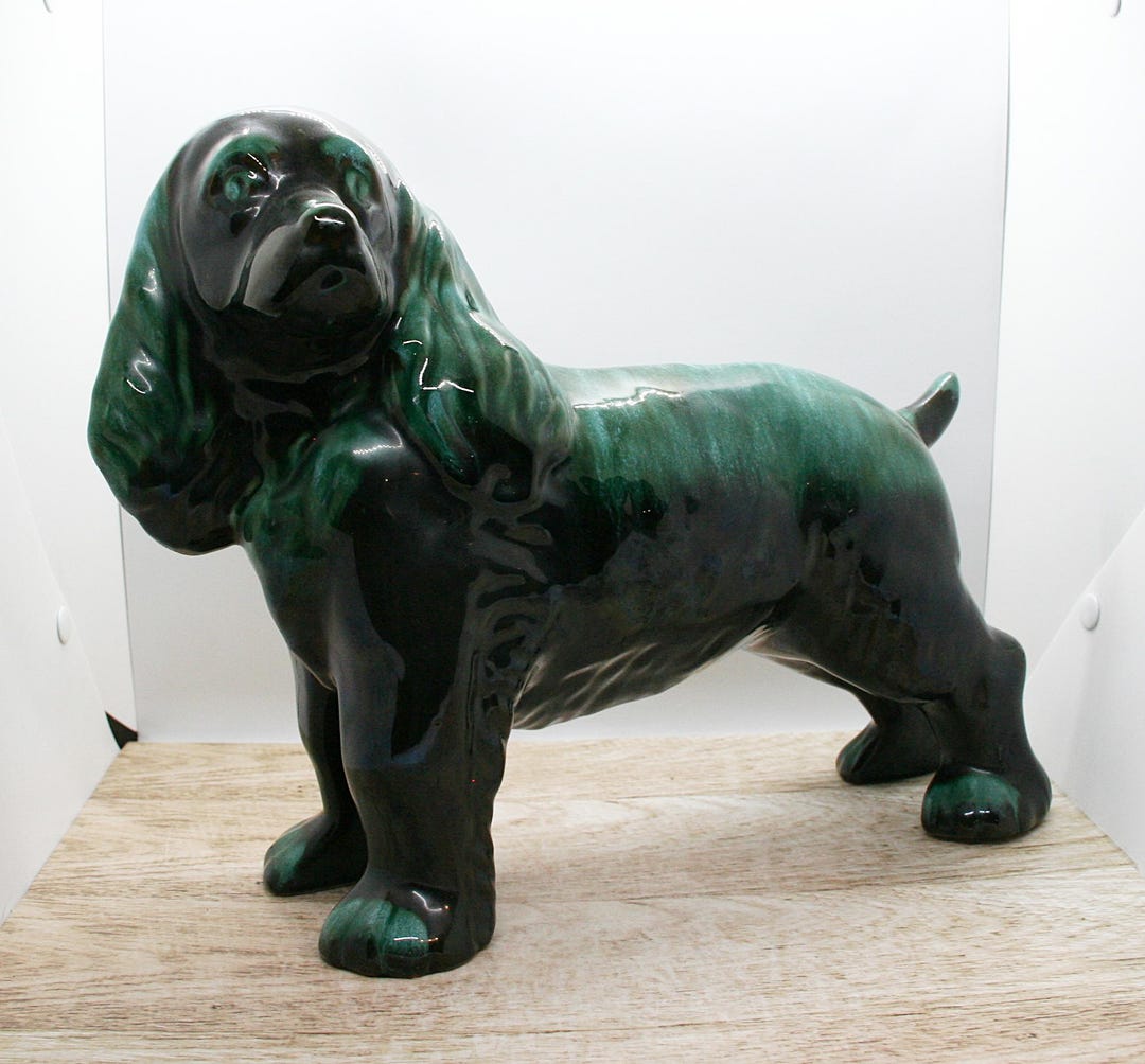 Vintage Mid Century BMP Drip Glaze Pottery, Cannuck Pottery, Blue ...