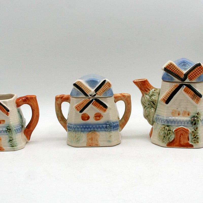 Sugar Creamer Set Japan - Etsy