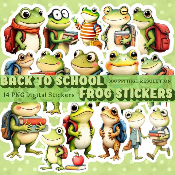 Welcome To School Frogs