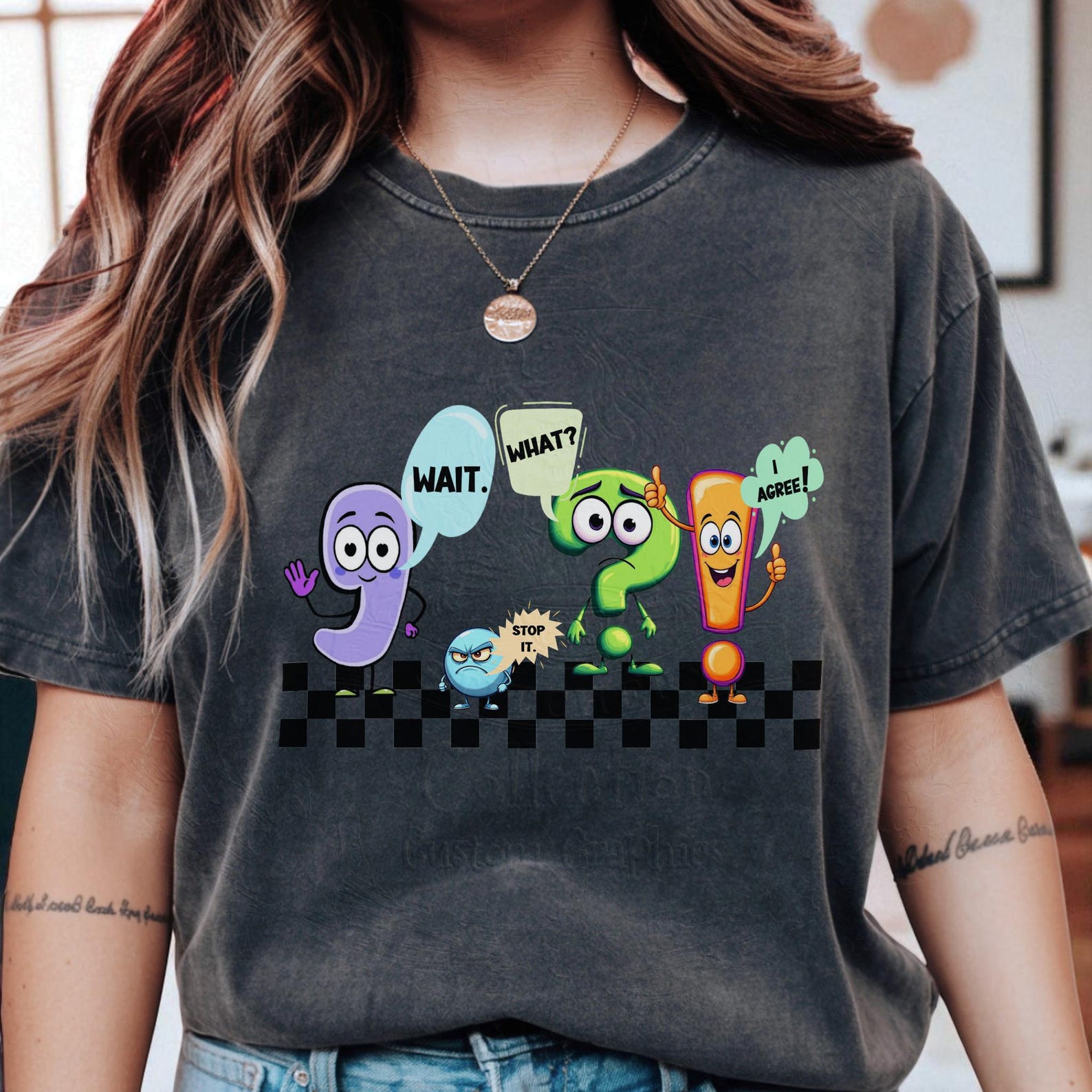 Printable Punctuation Character PNG, Funny Cartoon Clipart for DIY T ...