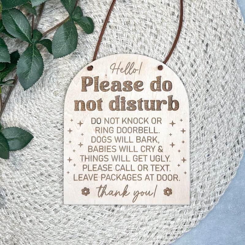 Do Not Ring Doorbell - Etsy