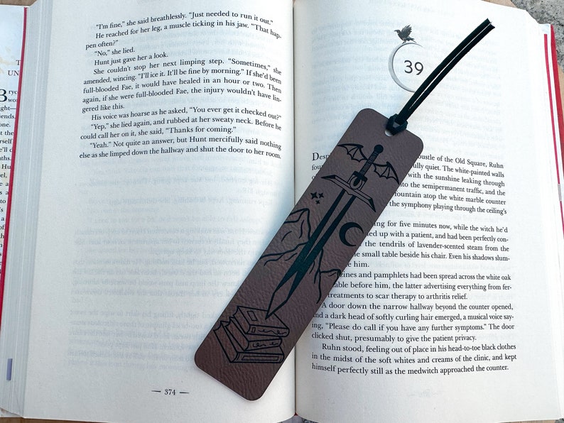ACOTAR Bookmark Acotar Inspired Velaris Inspired Bookmark - Etsy