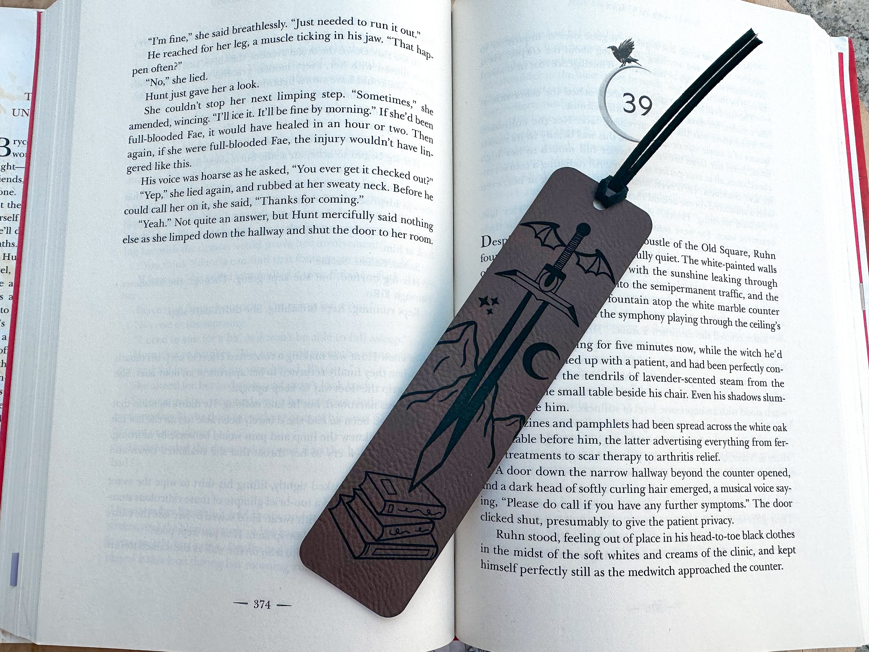 ACOTAR Bookmark Acotar Inspired Velaris Inspired Bookmark - Etsy