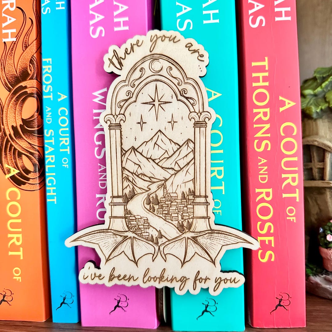ACOTAR Themed Book Charm - Bookshelf Decor, Bookish Accessories, Book ...