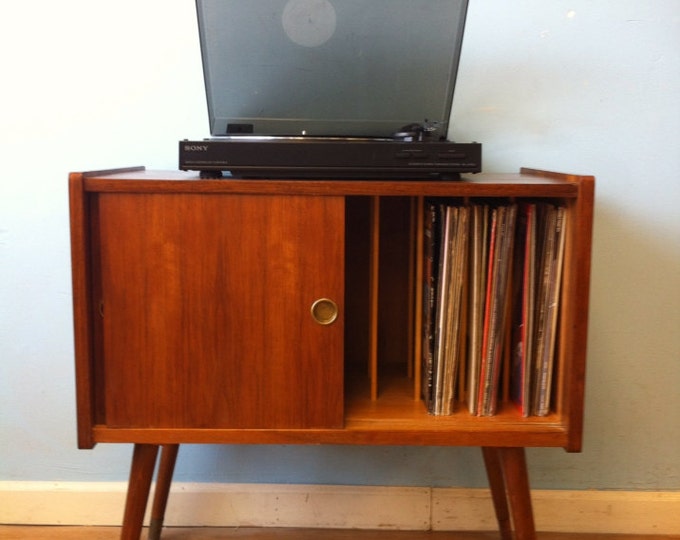 Record Storage Cabinet - Etsy
