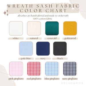 Classic Monogrammed Wreath Sash X Custom Embroidered X Hand Tailored X ...