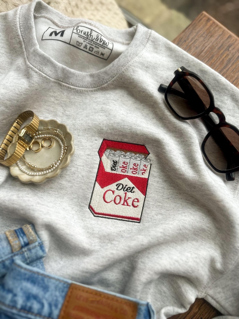 Fridge Cig Embroidered Sweatshirt X Diet Coke Sweatshirt X Cigarette ...