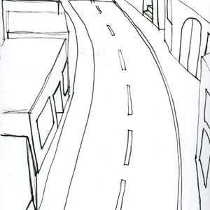 Focused Freeway Keep on Moving Adult or Teen Coloring Page to Help ...