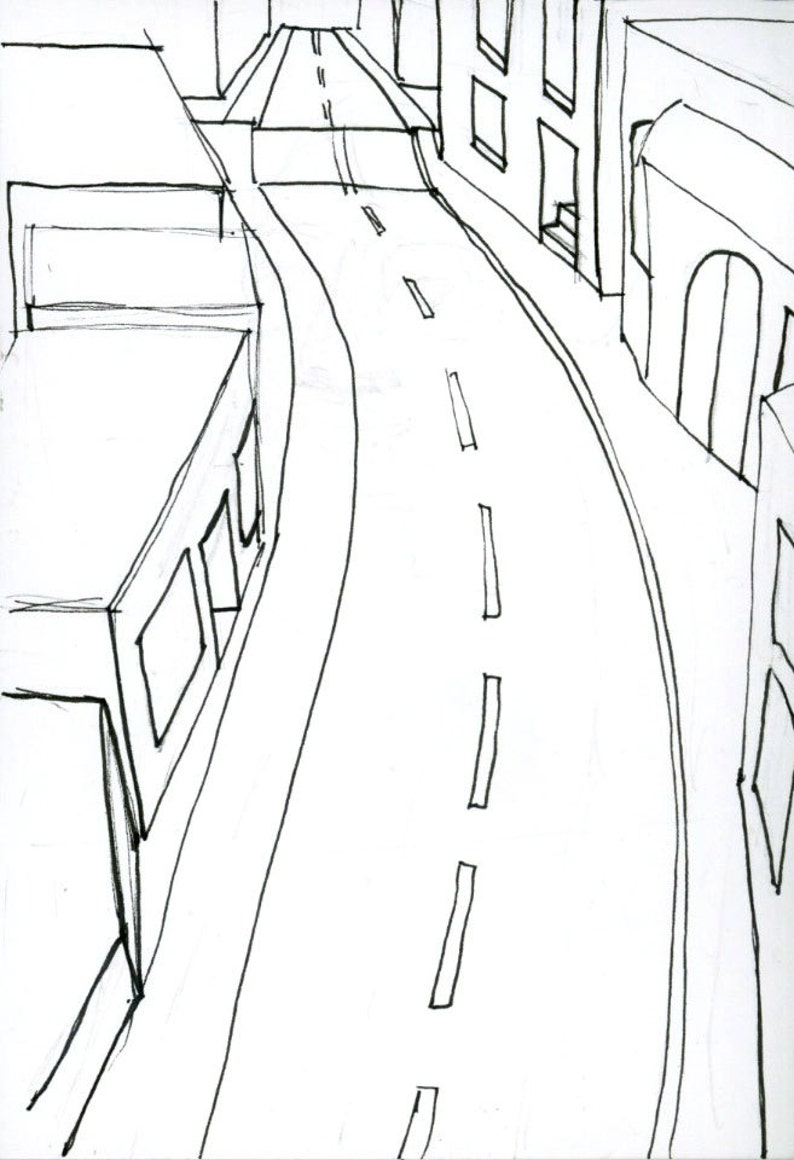 Focused Freeway Keep on Moving Adult or Teen Coloring Page to Help ...