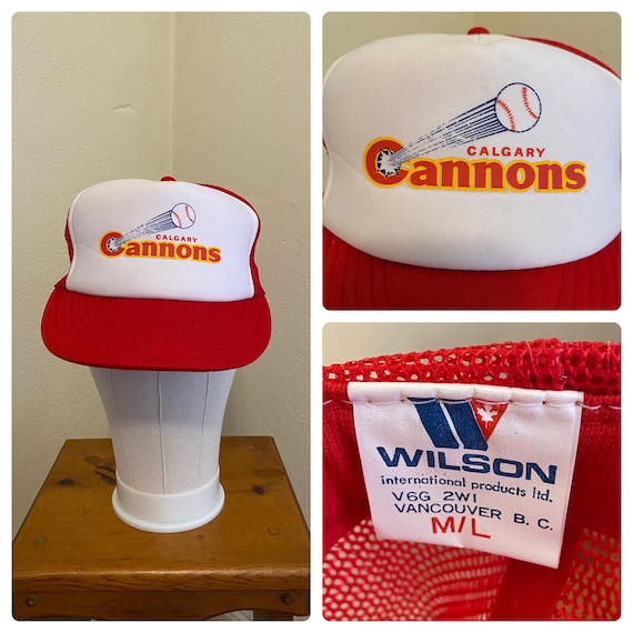 1980's Rare Calgary Cannons Minor League Baseball Mes… - Gem