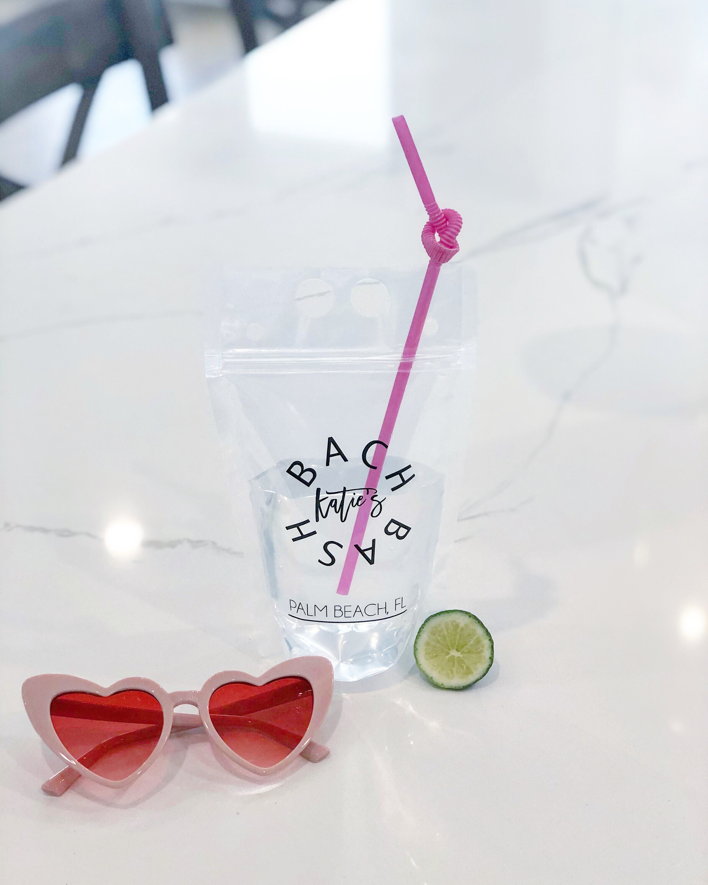 Custom Reusable Party Pouch Drink Pouches Booze Bags | Etsy