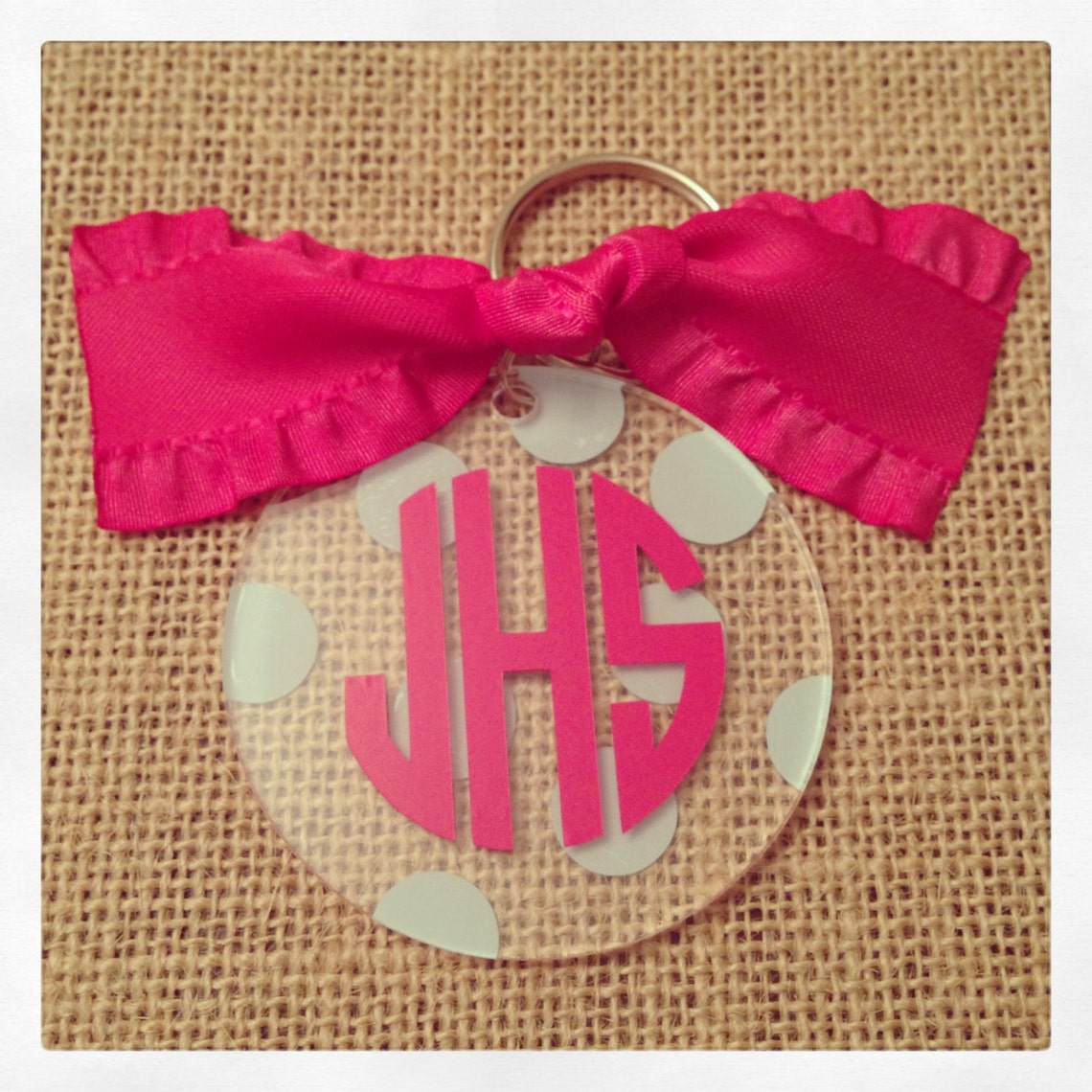 Personalized Acrylic Key Chain double Sided Design - Etsy