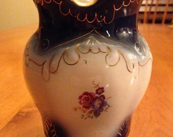 Flow blue vase | Etsy