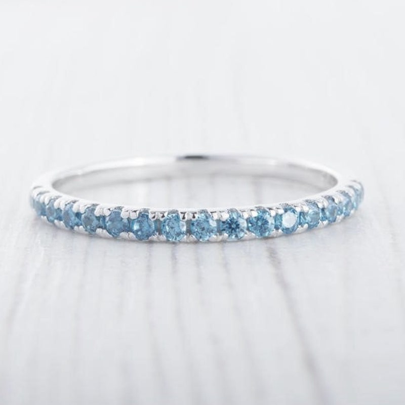 Birthstone Band Fine Jewelry - Etsy UK