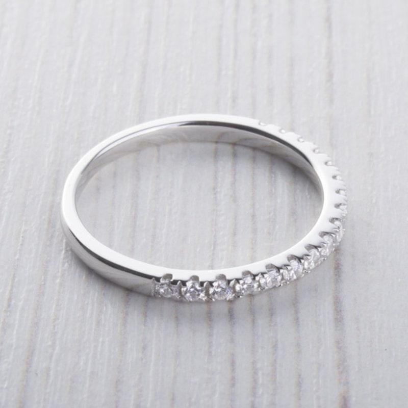 Silver 1.8 Eternity Band - Etsy UK
