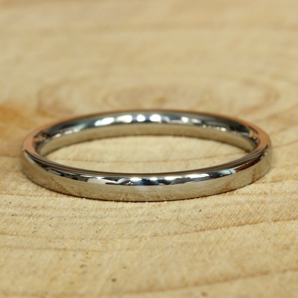 2mm Wide Gold Wedding Band - Etsy