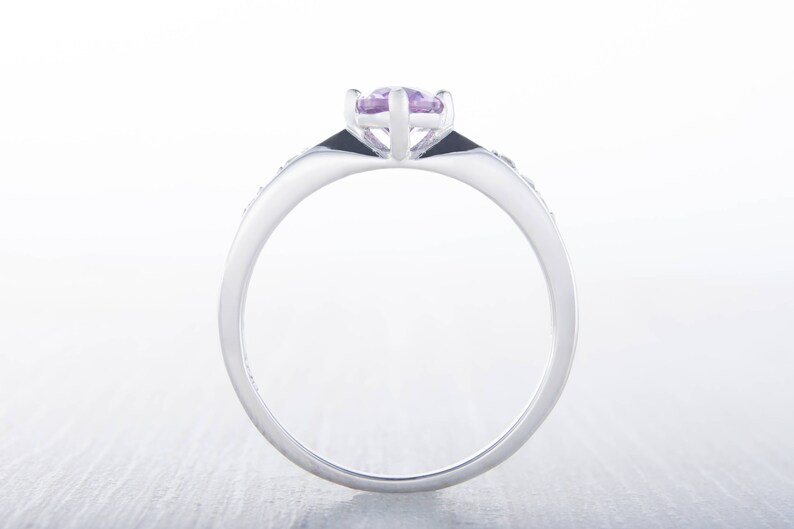 Alexandrite Solitaire Engagement Ring Available in Sterling - Etsy UK