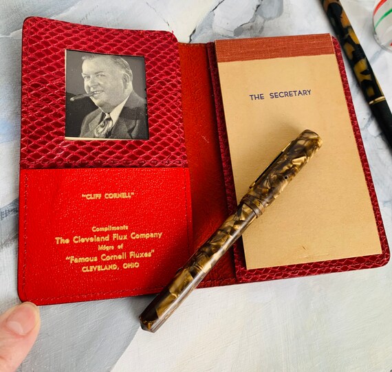1940’s Cliff Cornell “The Secretary” Red Pocket Note … - Gem
