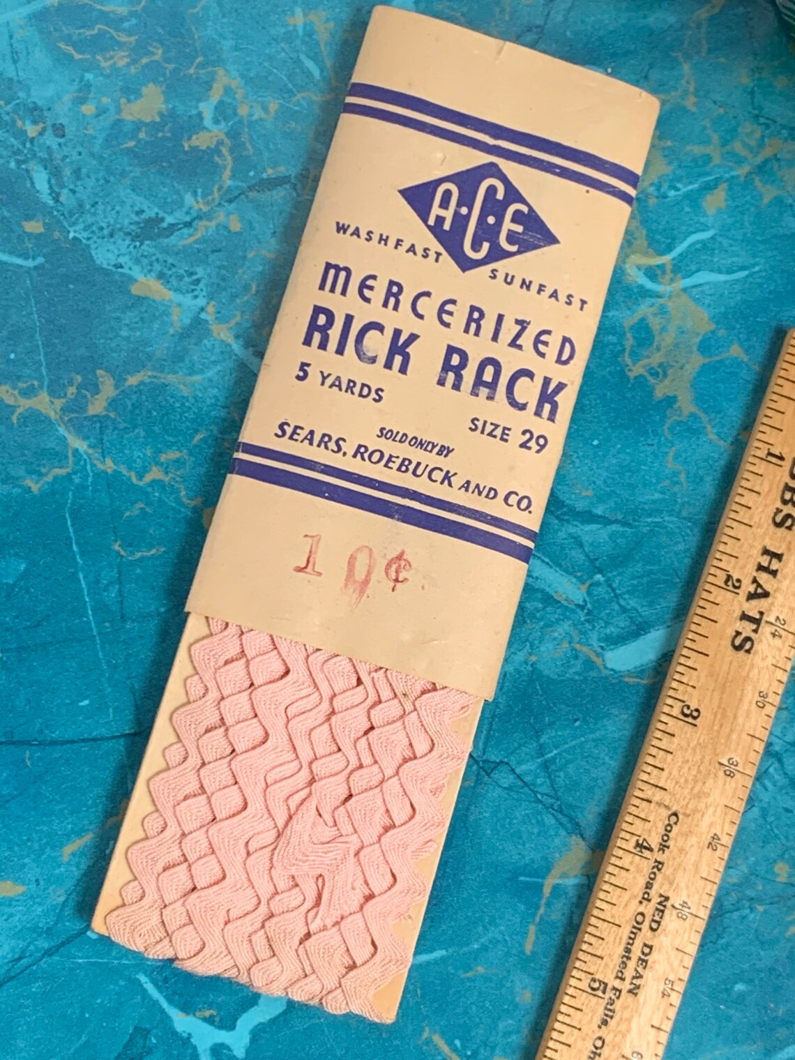 20s 30s Pink Rick Rack 5 Yard SEARS & ROEBUCK CO. Size 29 - Etsy