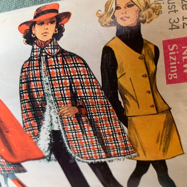 1960s Cape Pattern - Etsy