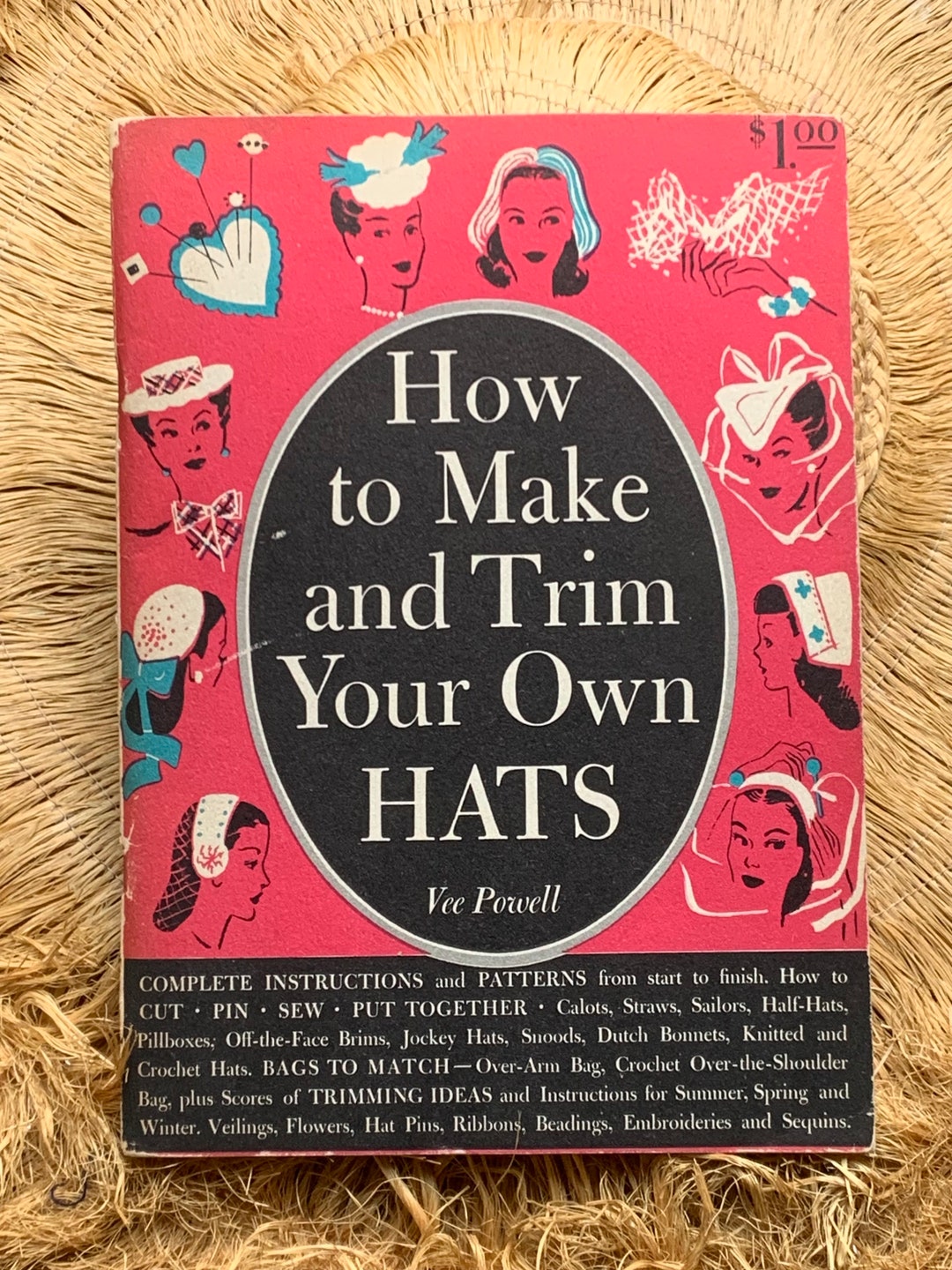 1944 Swing Era- How to Make and Trim Your Own Hats -by Vee Powell ...