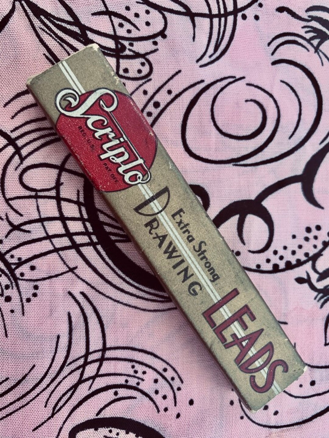 Vintage SCRIPTO Drawing Leads Extra Strong -full Box RED LEADS - Etsy