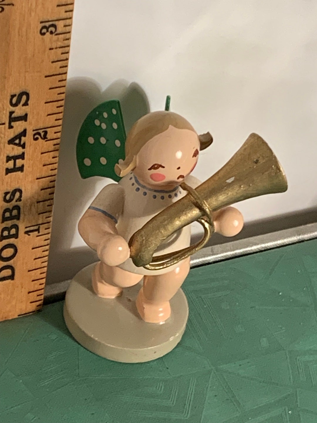 Vintage Erzgebirge Wendt & Kuhn Angel With Flugelhorn Horn as Found ...