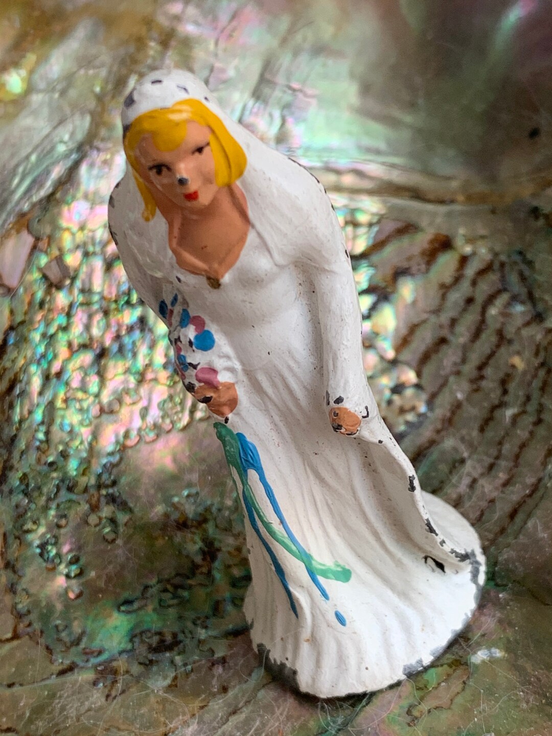 Vintage 40’s Barclay Bride Figurine Blonde - Etsy