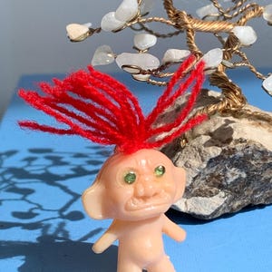 Vintage 60's Mini Troll Wish Nik Lucky Doll Pin - Etsy