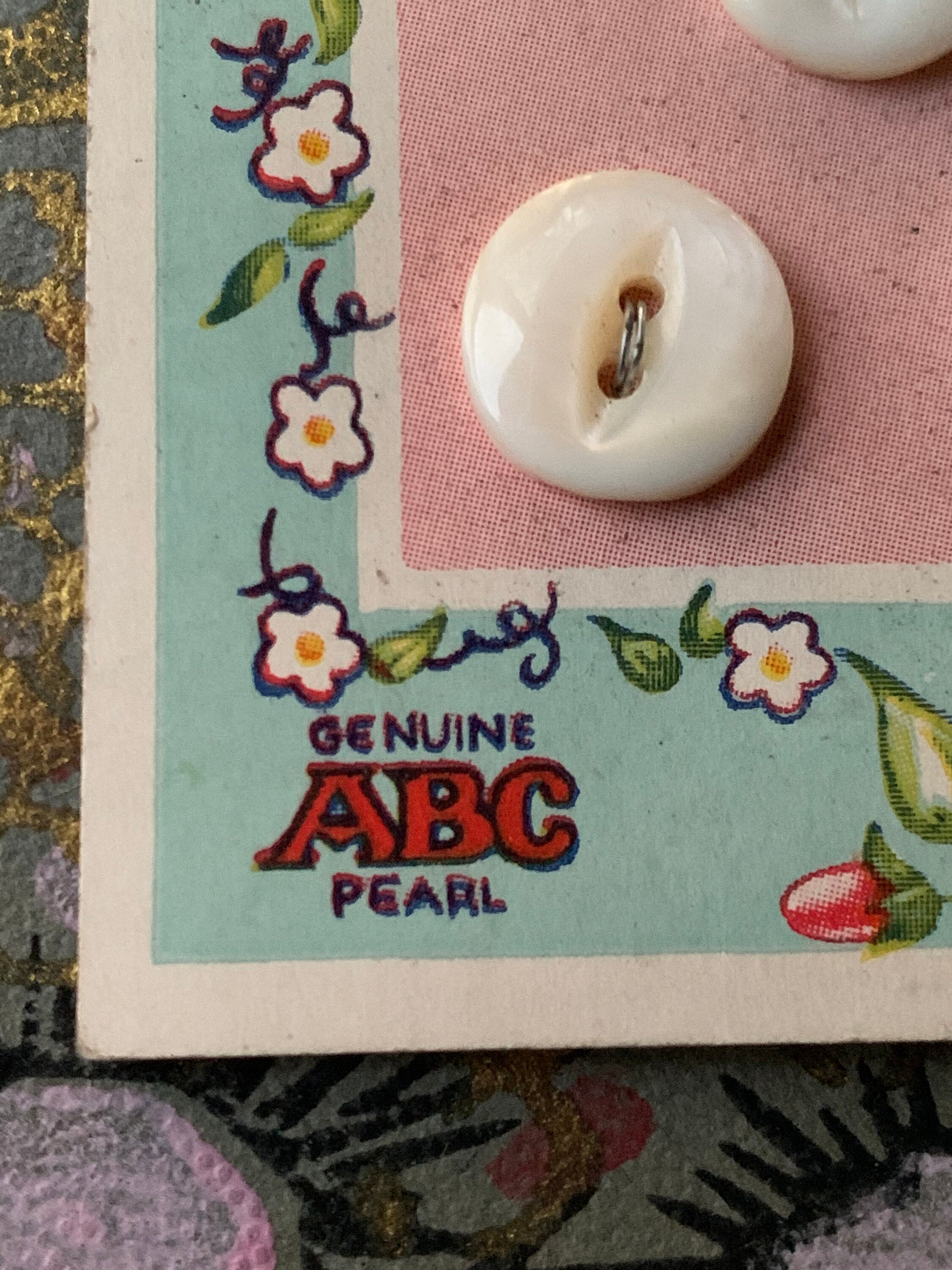 Vintage Blue Bonnet Carded 20s ABC Shell Buttons Price 4 - Etsy