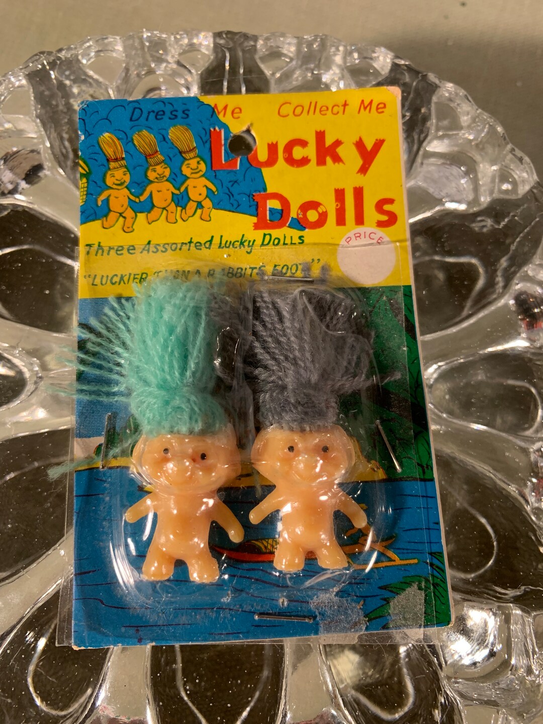 Vintage 60's Mini Troll Wish Nik Lucky Dolls Pr. MIP - Etsy