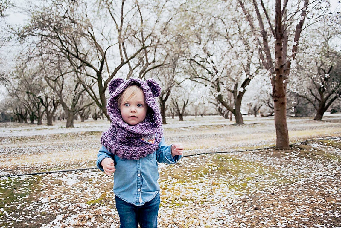 Bear Hood Hood for Kids Animal Hoodie Warm Animal Hood - Etsy