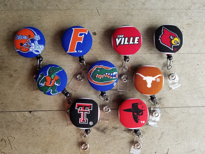 College Badge Reels for Work or School - Etsy
