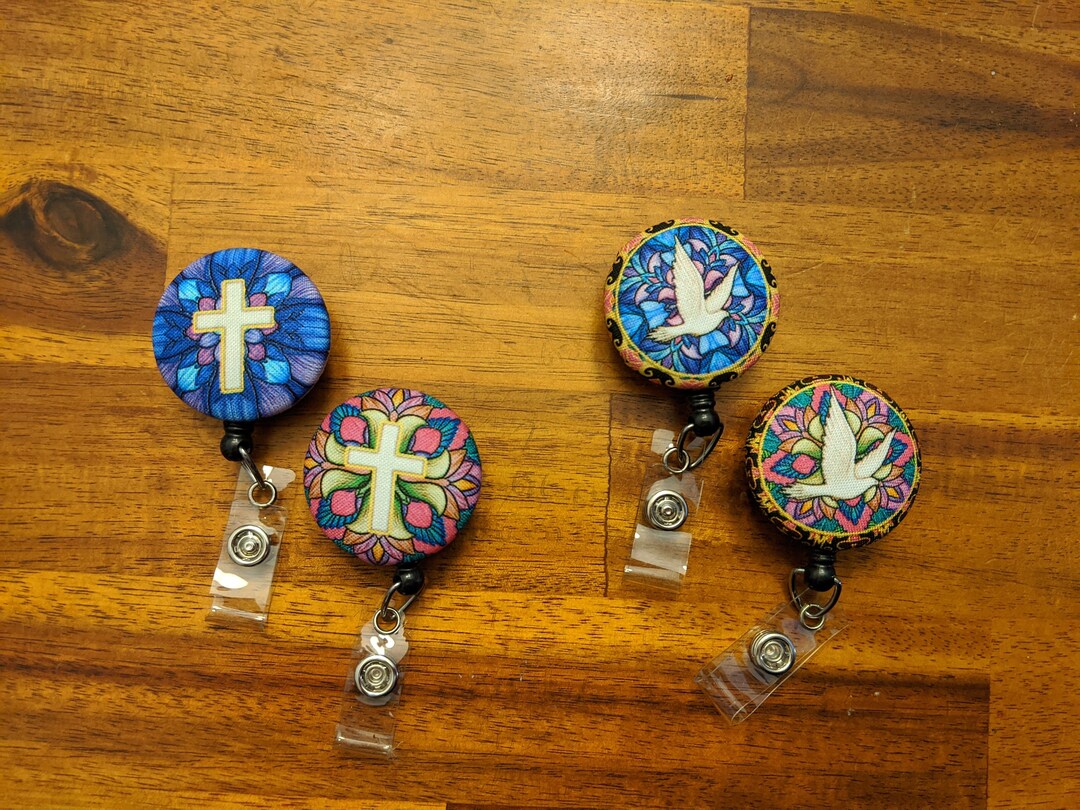 Christian Symbol Badge Reels - Etsy