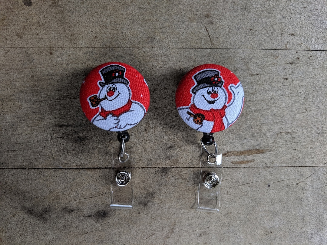 Frosty the Snowman Badge Reels - Etsy