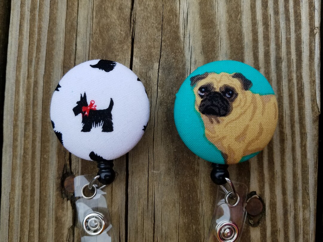 Dog Badge Reels for Work or School Ids - Etsy