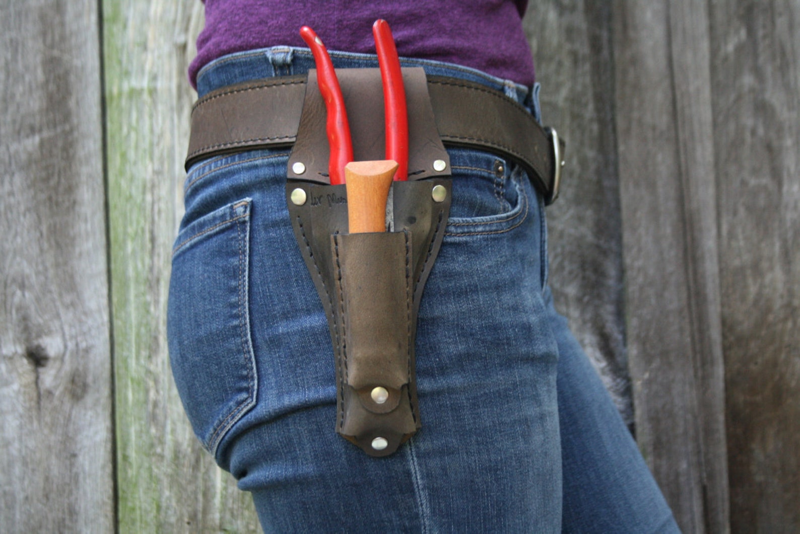 Pruner Sheath Knife Pocket - Etsy
