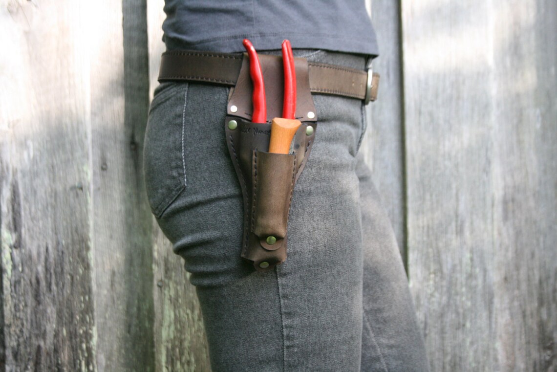 Pruner Sheath + Knife Pocket - Etsy