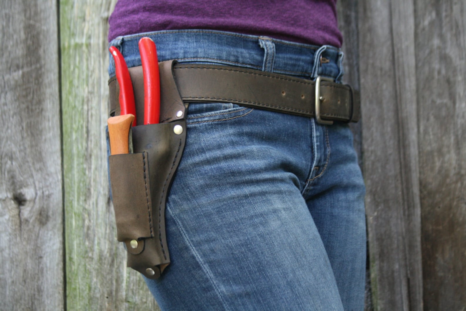 Pruner Sheath Knife Pocket - Etsy