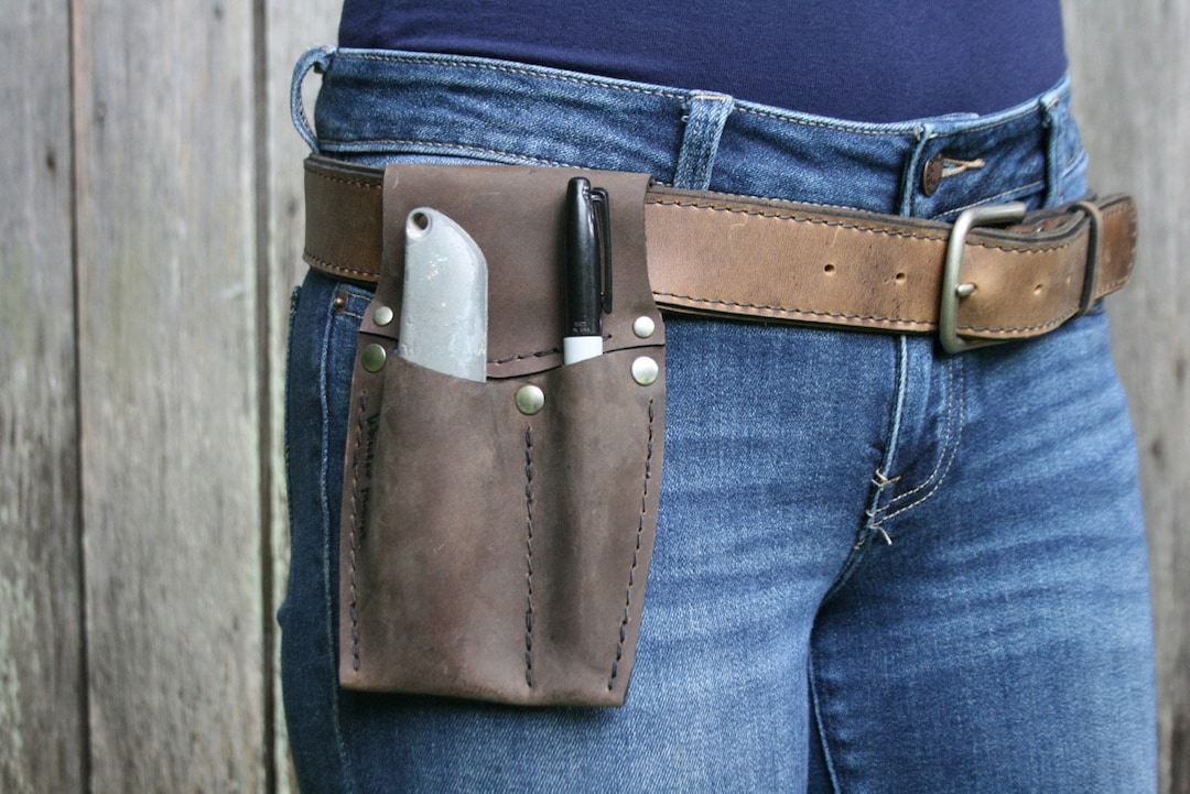 Sheath for Box Knife and Pen - Etsy